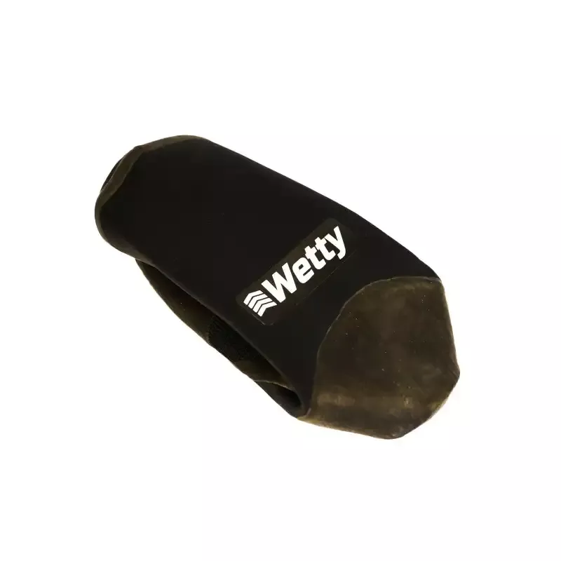 WETTY BAREFOOT BLACK SURF SHOES fleece & latex